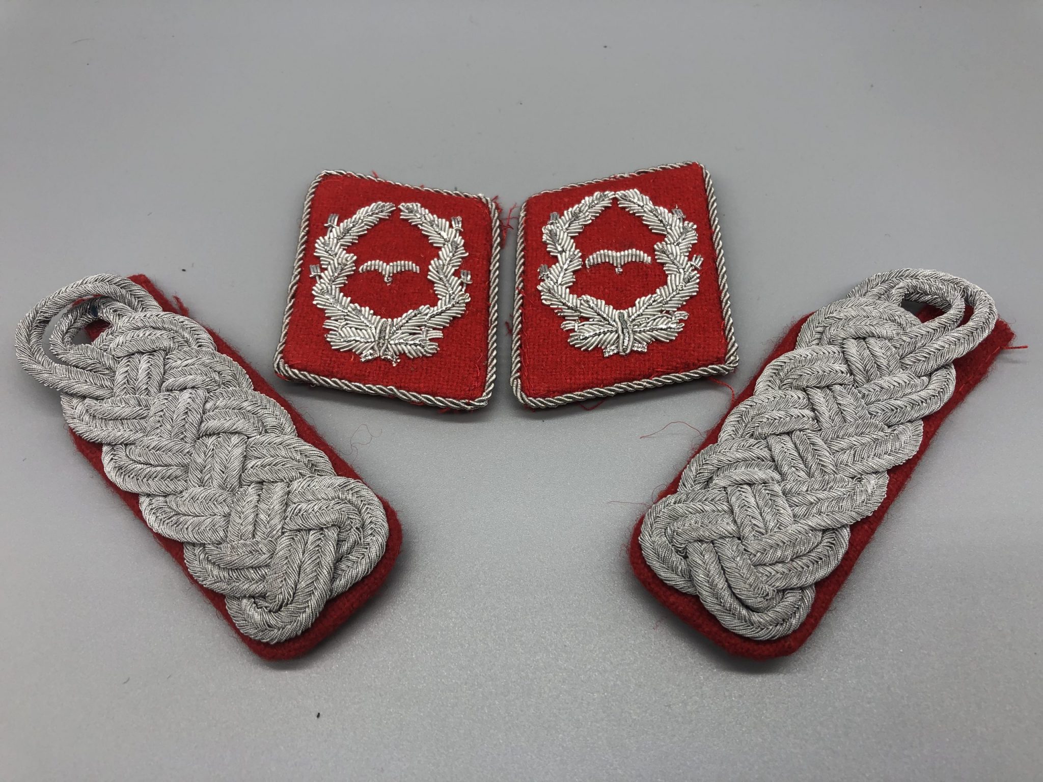 Luftwaffe Flak Major Collar Tabs I WW2 aGerman Militari