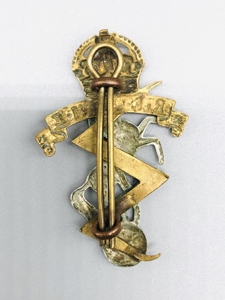 Royal Electrical Mechanical Engineers Cap Badge I WW2 British Insignia