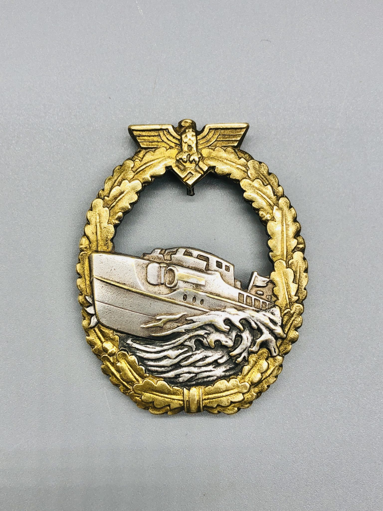 Kriegsmarine E-Boat Badge By Schwerin 1st Pattern I Militaria Collectibles