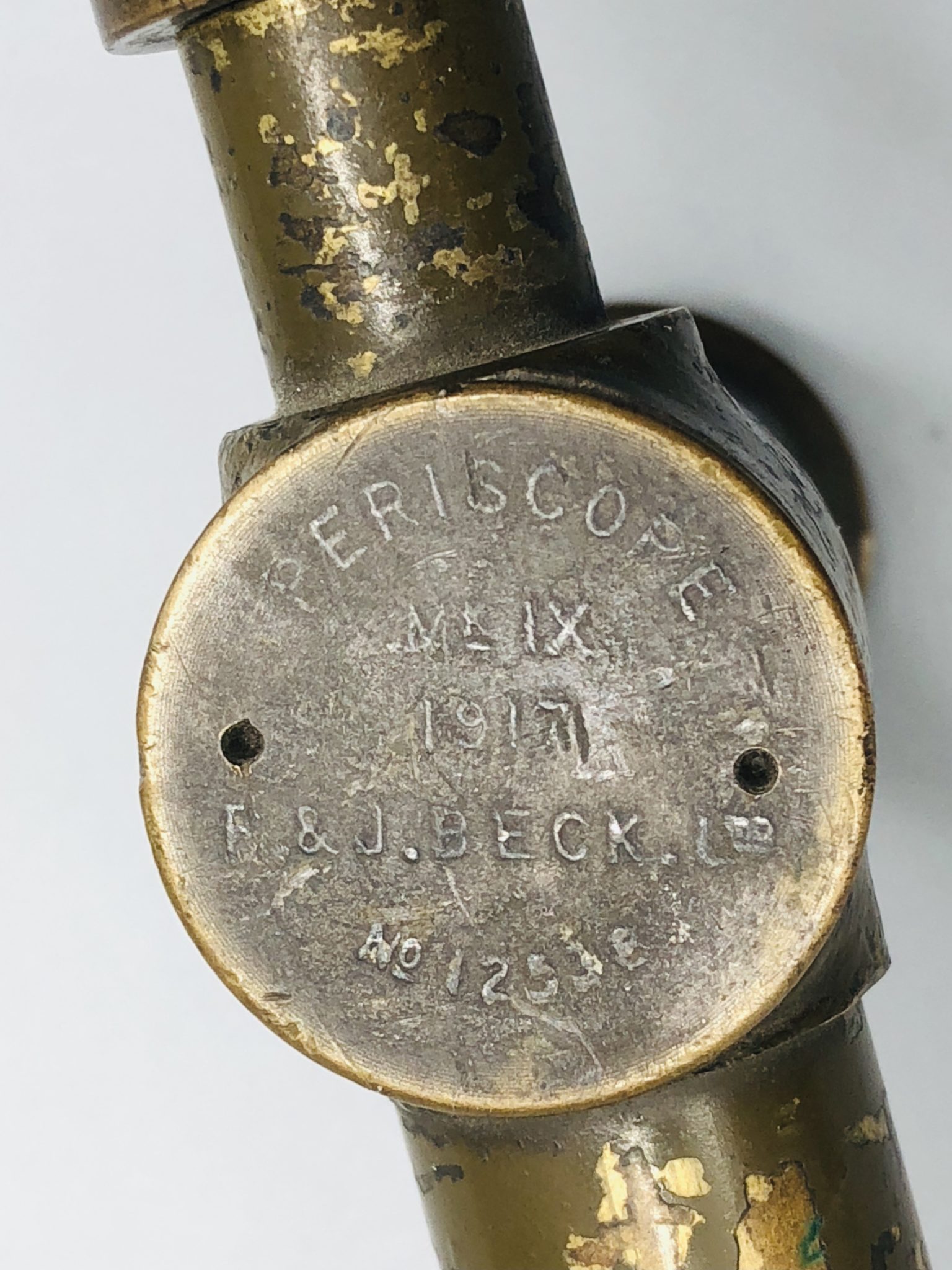 WW1 British Trench Periscope by R & J Beck Dated 1917