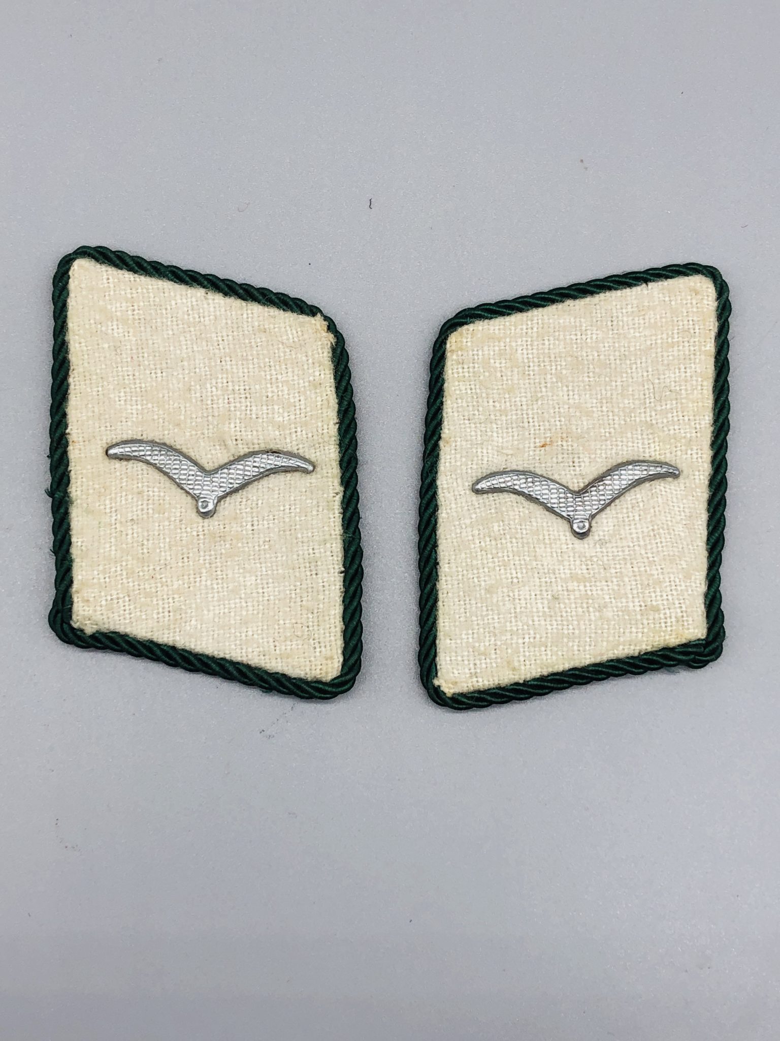Luftwaffe Collar Tabs EM Hermann Göring Division Jager I WW2 Militaria