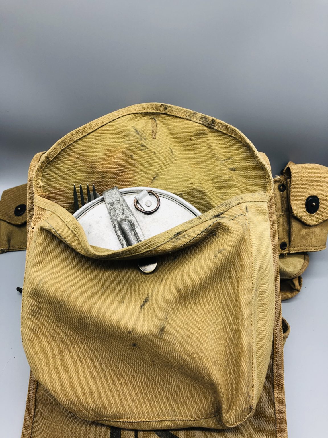 WW1 US Army Webbing Dated 1918 I WW1 Militaria Collectibles