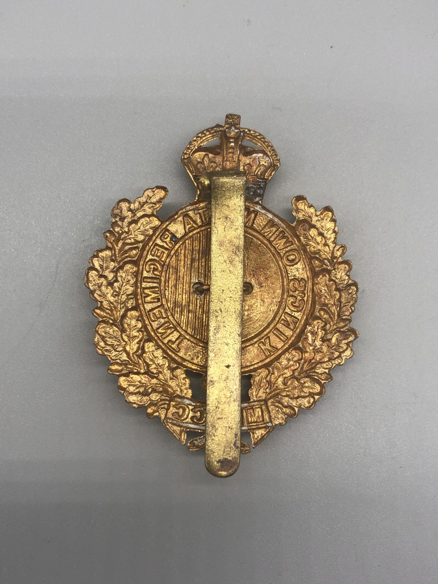 King's Own Malta Regiment Cap Badge I WW2 British Militaria & Insignia