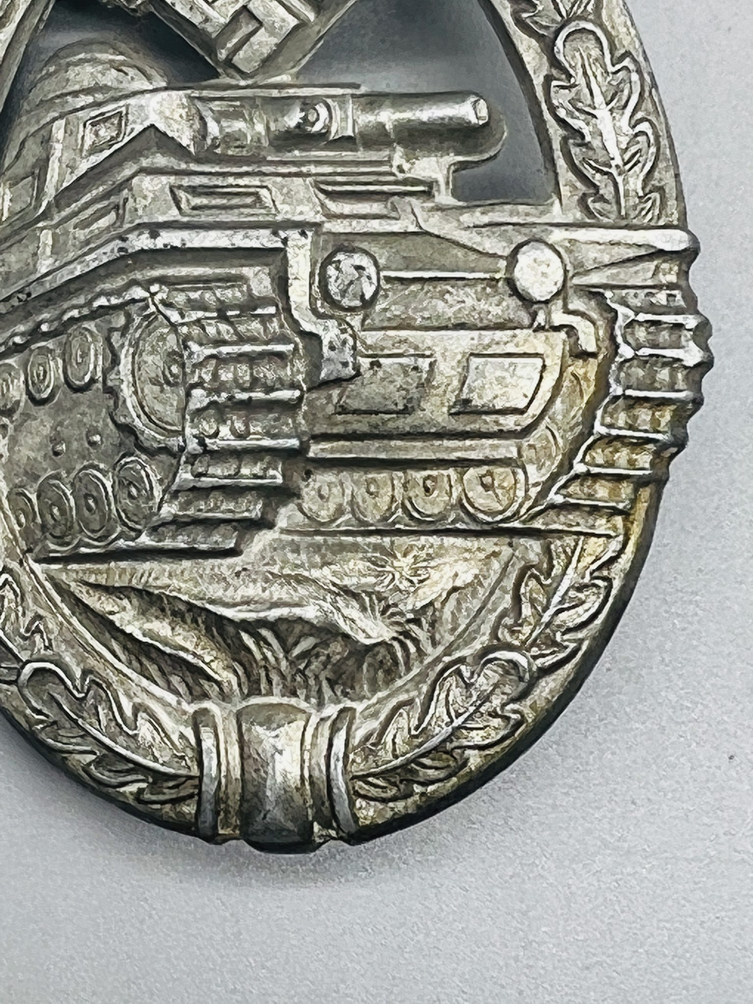 Panzer Assault Badge Silver I WW2 German Militaria & Collectables