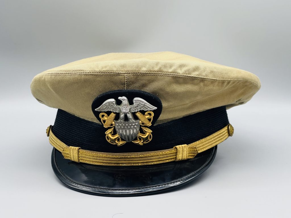U.S. Navy Officer's WW2 Visor Cap I WW2 Militaria Collectables & Insignia