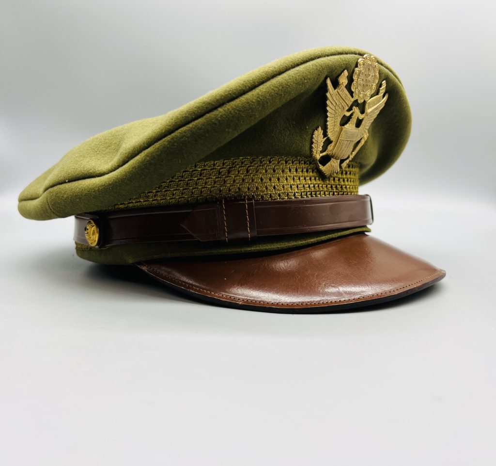 USAAF WW2 Officer's Crusher Visor Cap I WW2 Militaria Collectables