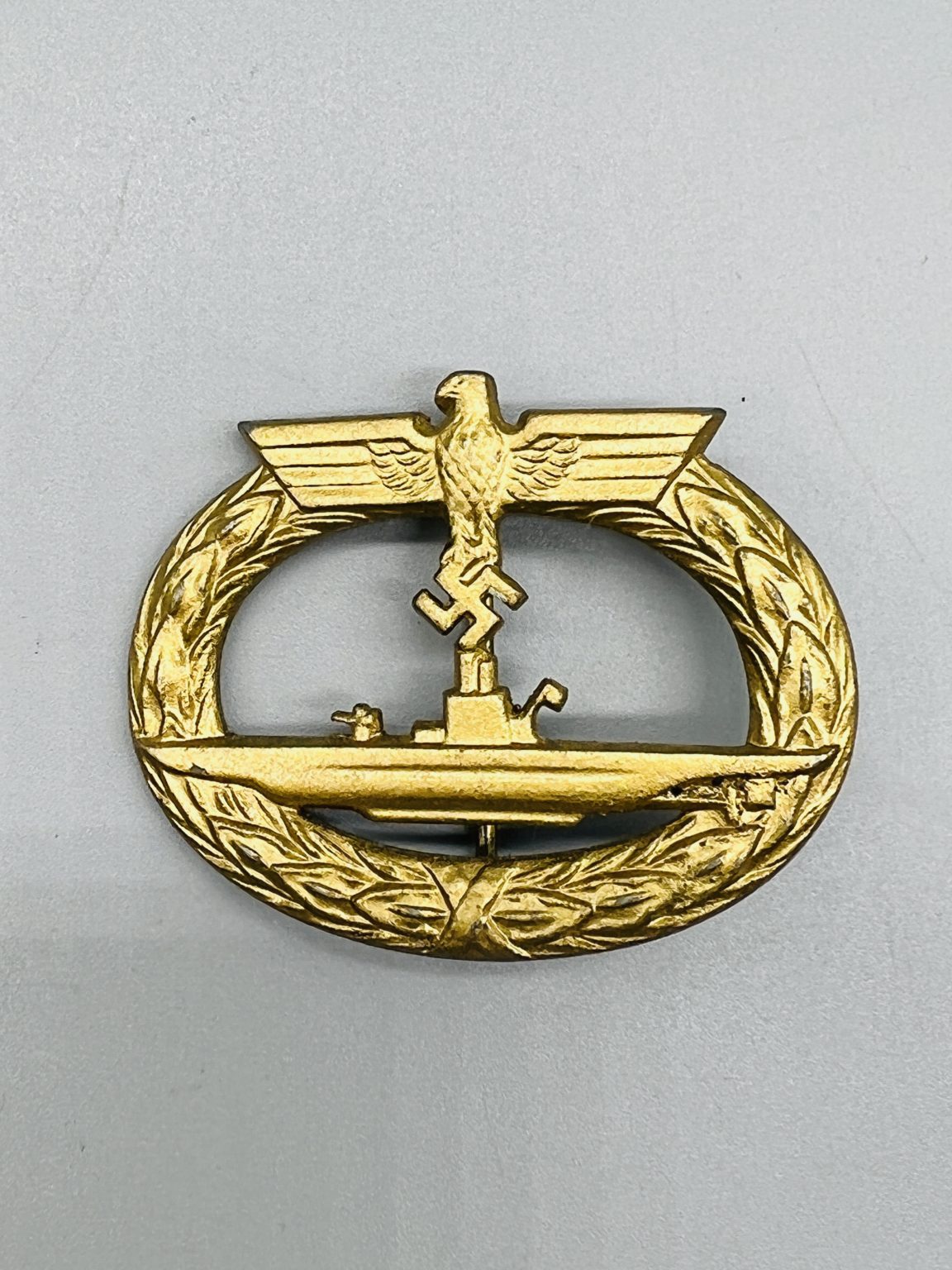 U-Boat Badge By GWL I WW2 Kriegsmarine Awards & Insignia