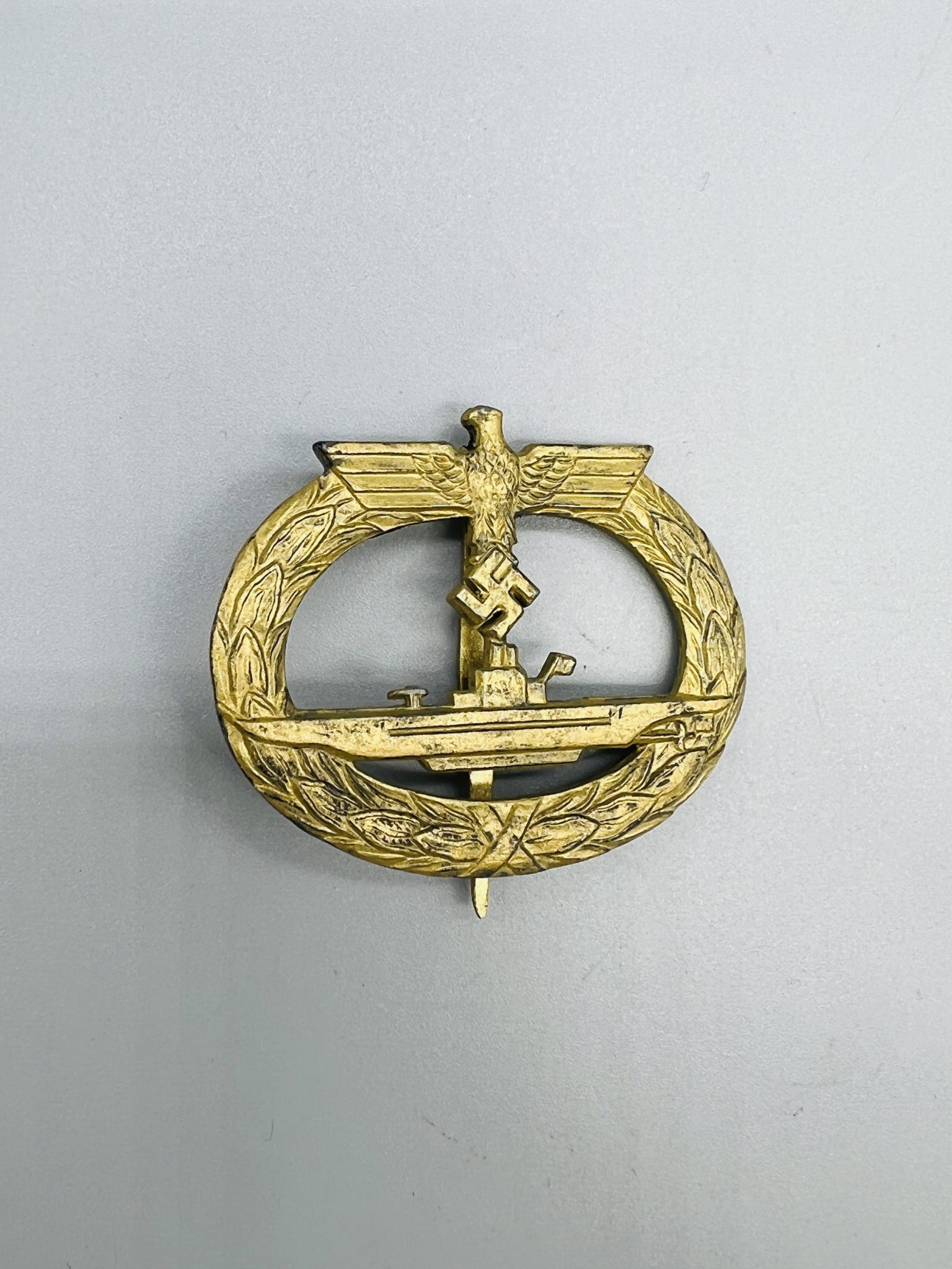 Kriegsmarine U-Boat Badge I WW2 German Militaria