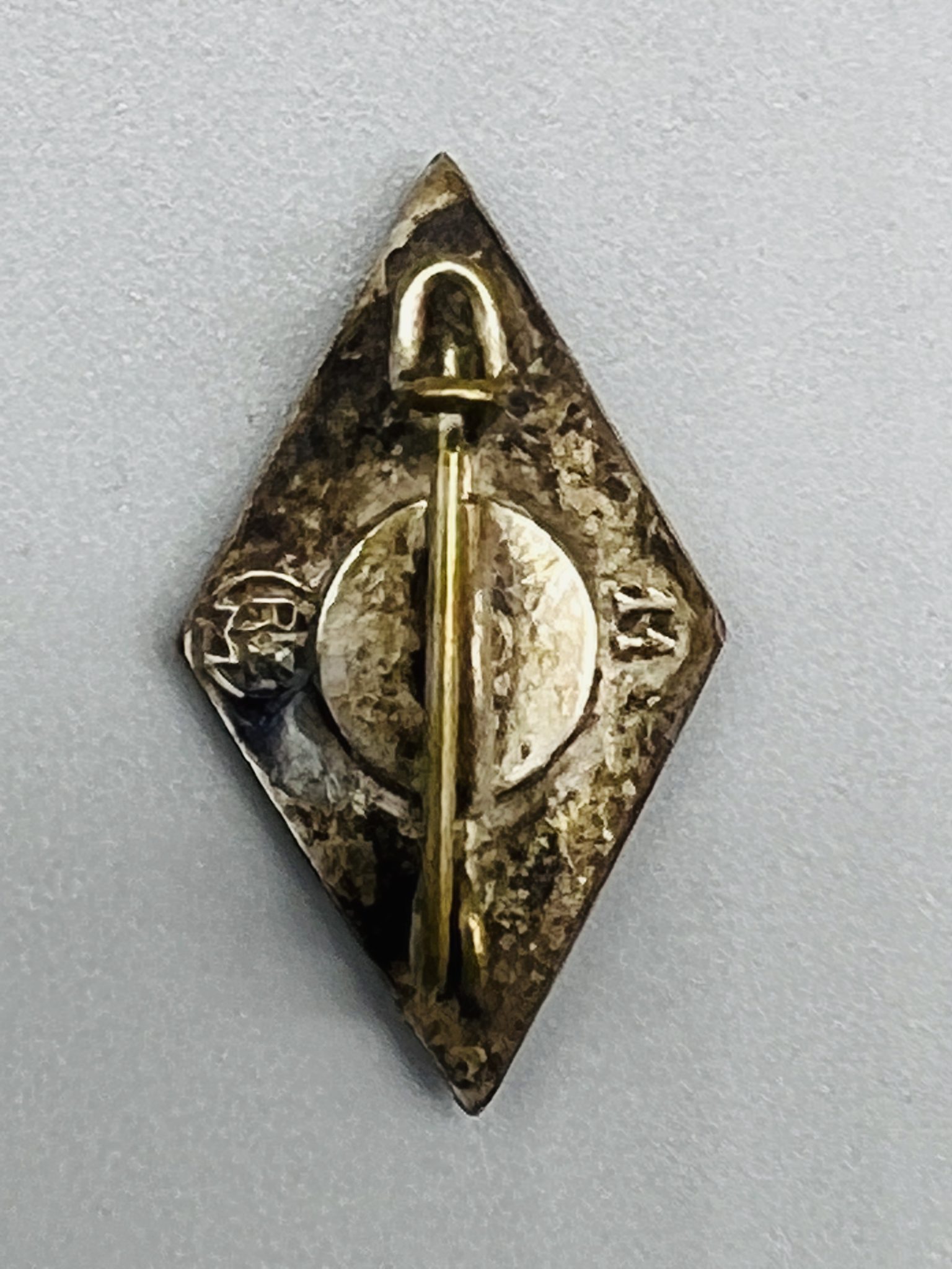 Hitler Youth Cap Badge RZM/11 I WW2 German Militaria Insignia