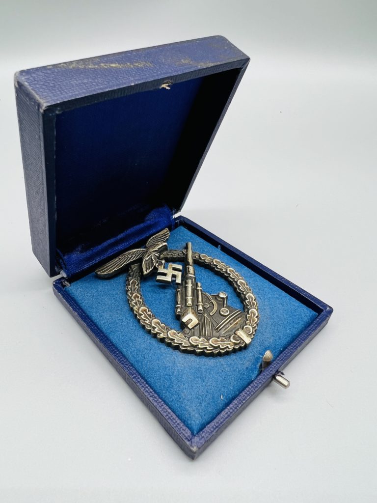 WW2 Luftwaffe Flak Badge With Presentation Case By Assmann