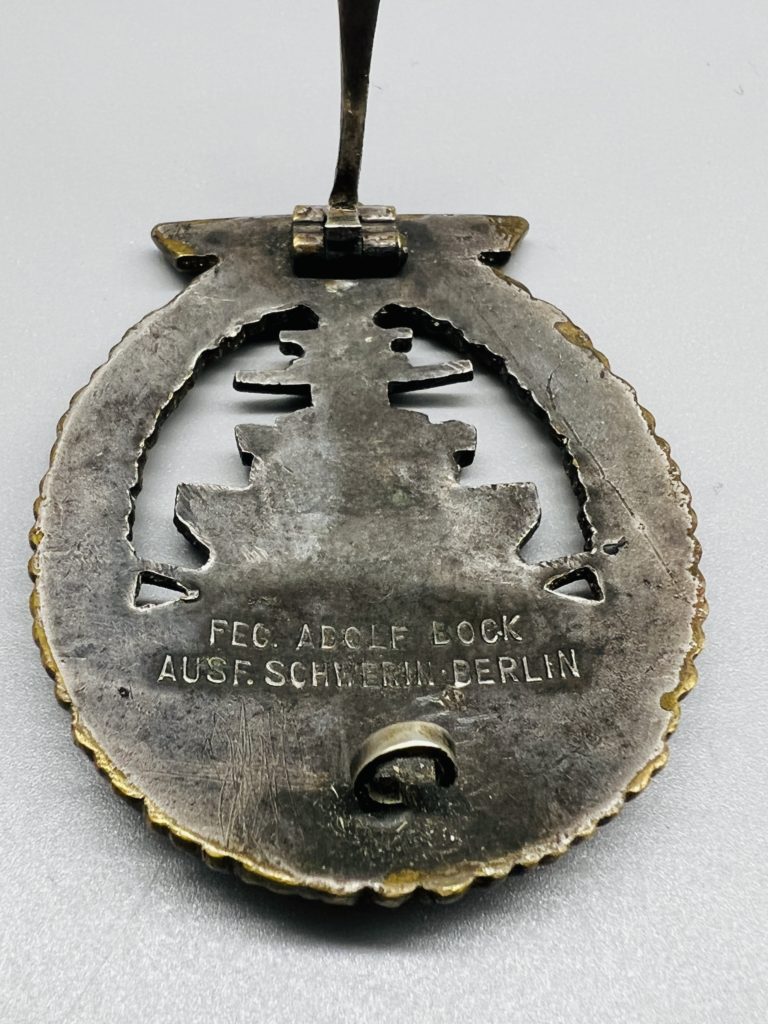 Kriegsmarine High Seas Fleet Badge by Adolf Bock Ausf Schwerin
