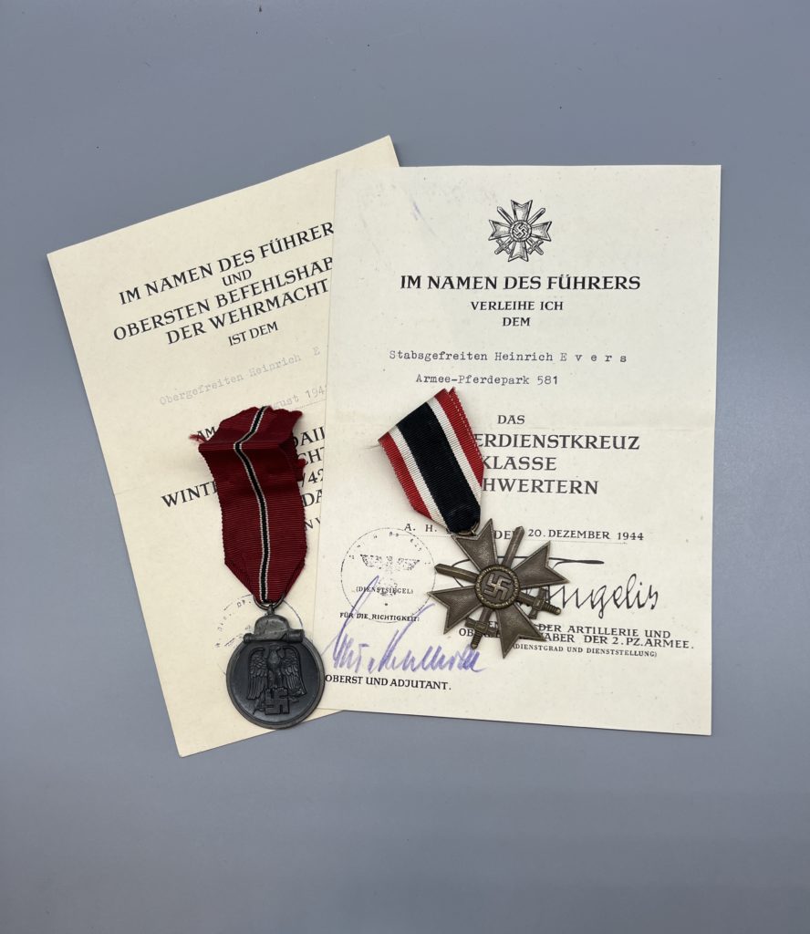 Set of WW2 German Medals & Citations I WW2 German Militaria