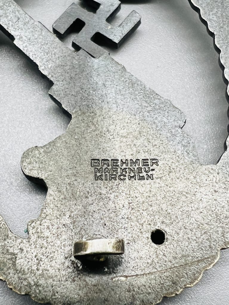 WW2 Luftwaffe Flak Badge by Gustav Brehmer I German Militaria