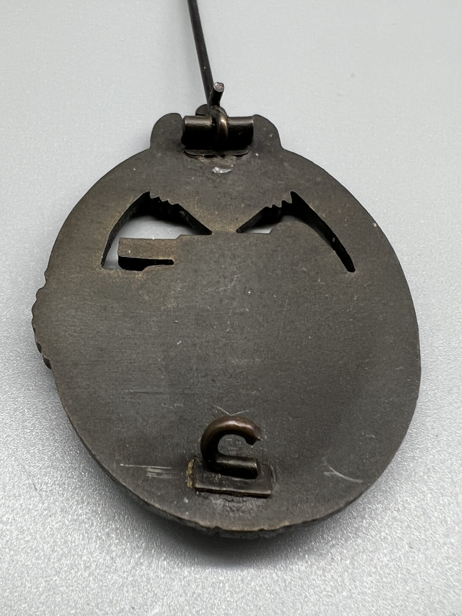 Panzer Assault Badge Bronze Frank & Reif I WW2 German Militaria