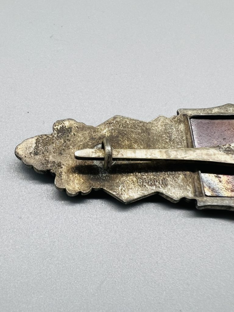 Close Combat Clasp Silver by Friedrich Linden I WW2 Militaria