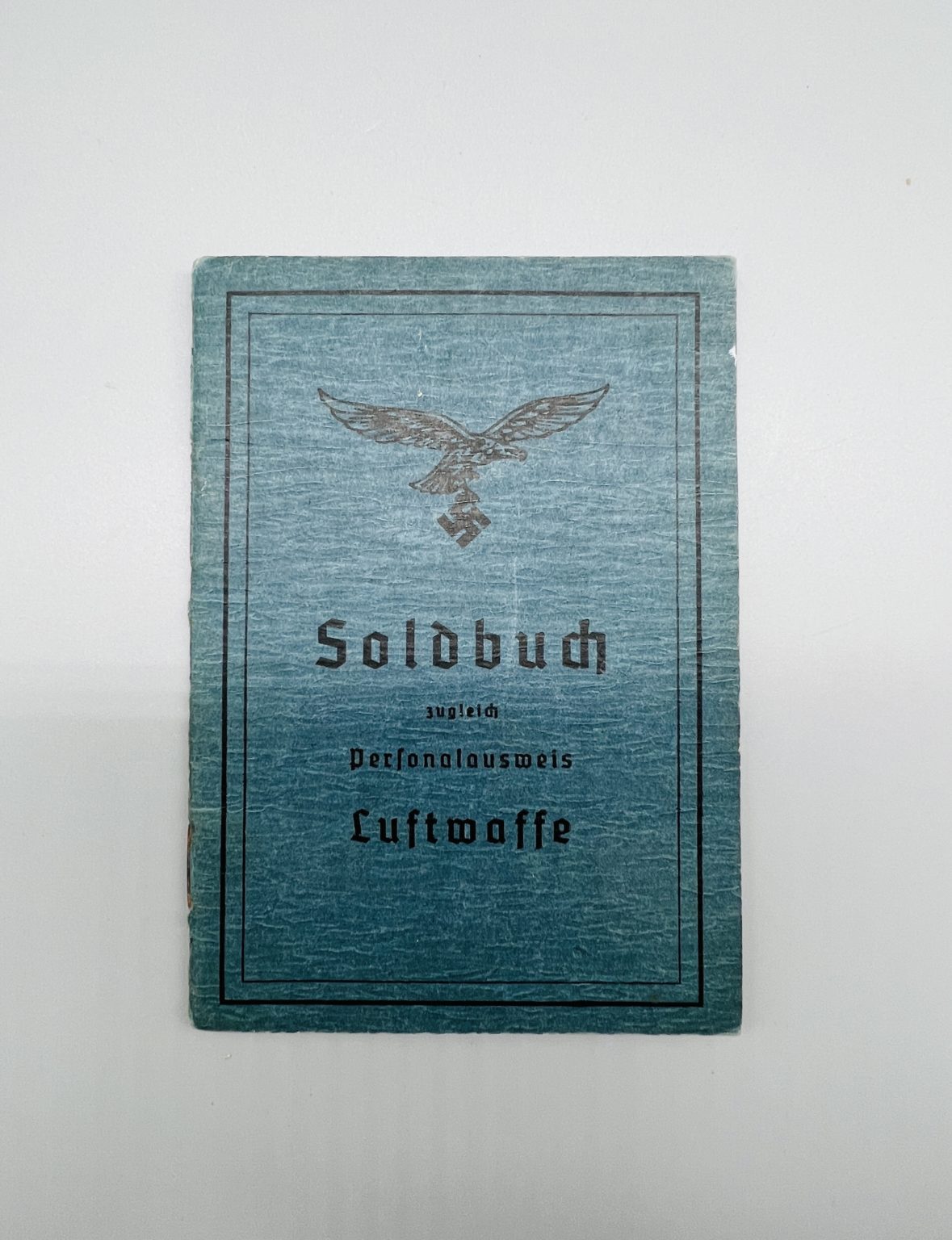 Luftwaffe Soldbuch Unissued I WW2 German Militaria Collectibles