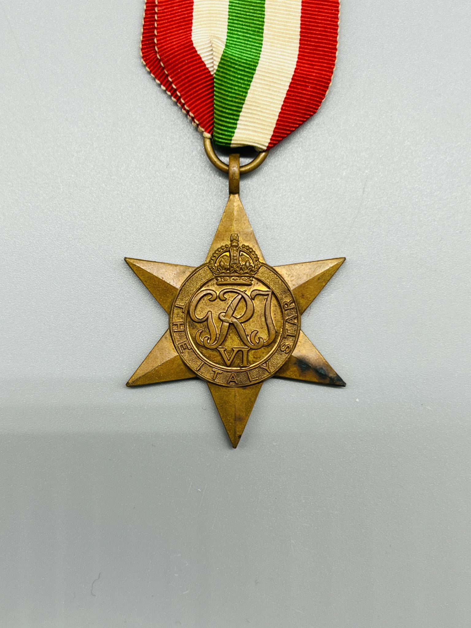 WW2 British Italy Star campaign medal I British Militaria & Medals