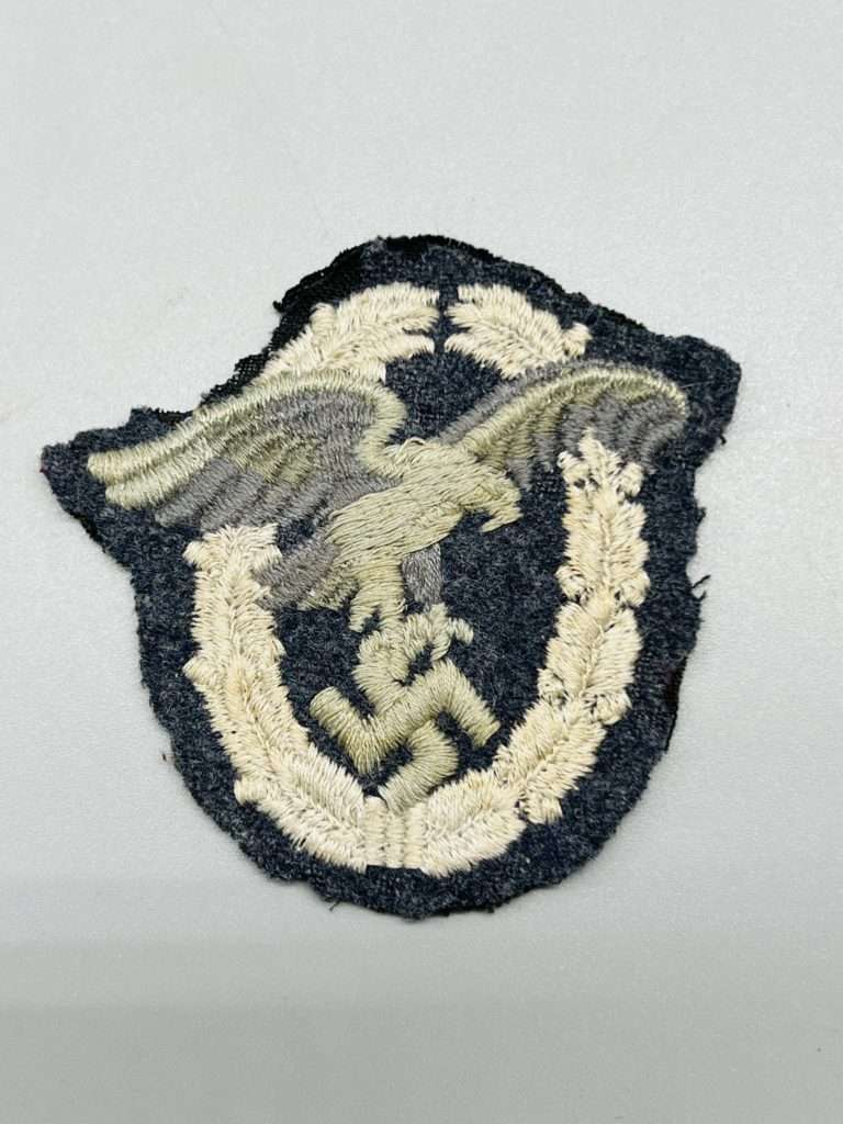WW2 Luftwaffe Embroidered Observers Badge I Militaria Insignia
