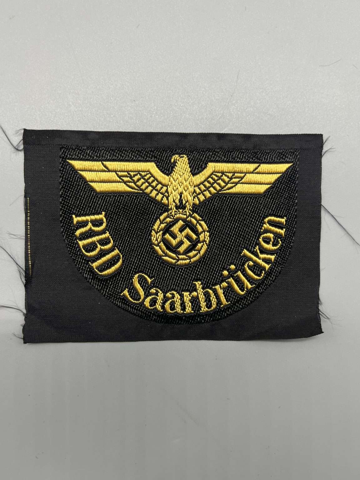 RBD Saarbrücken Sleeve Insignia I WW2 German Insignia