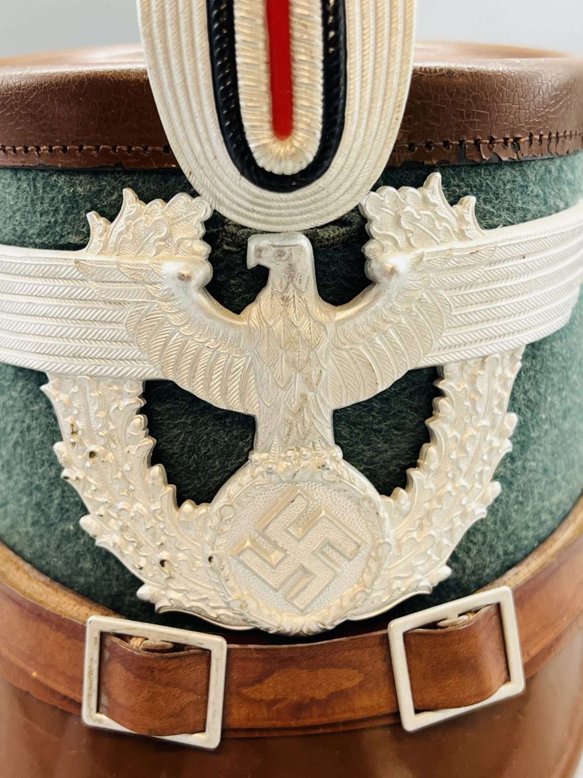 WW2 German Polizei Gendarmerie NCO Shako I Militaria