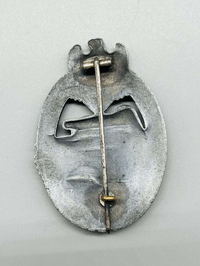 Panzer Assault Badge Silver Daisy Version I WW2 German Militaria