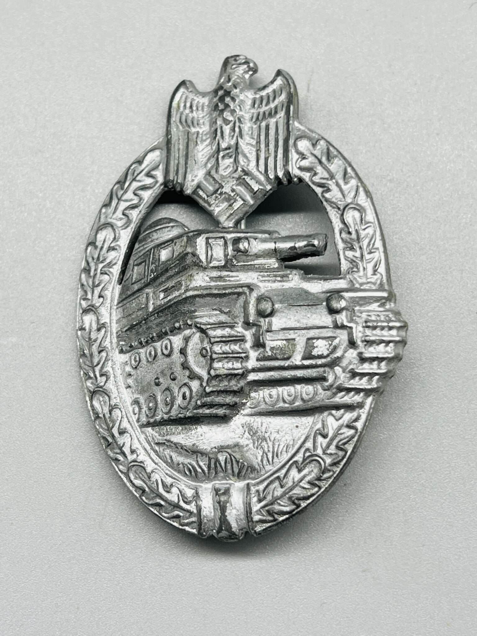 WW2 German Panzer Assault Badge Silver by Richard Karneth