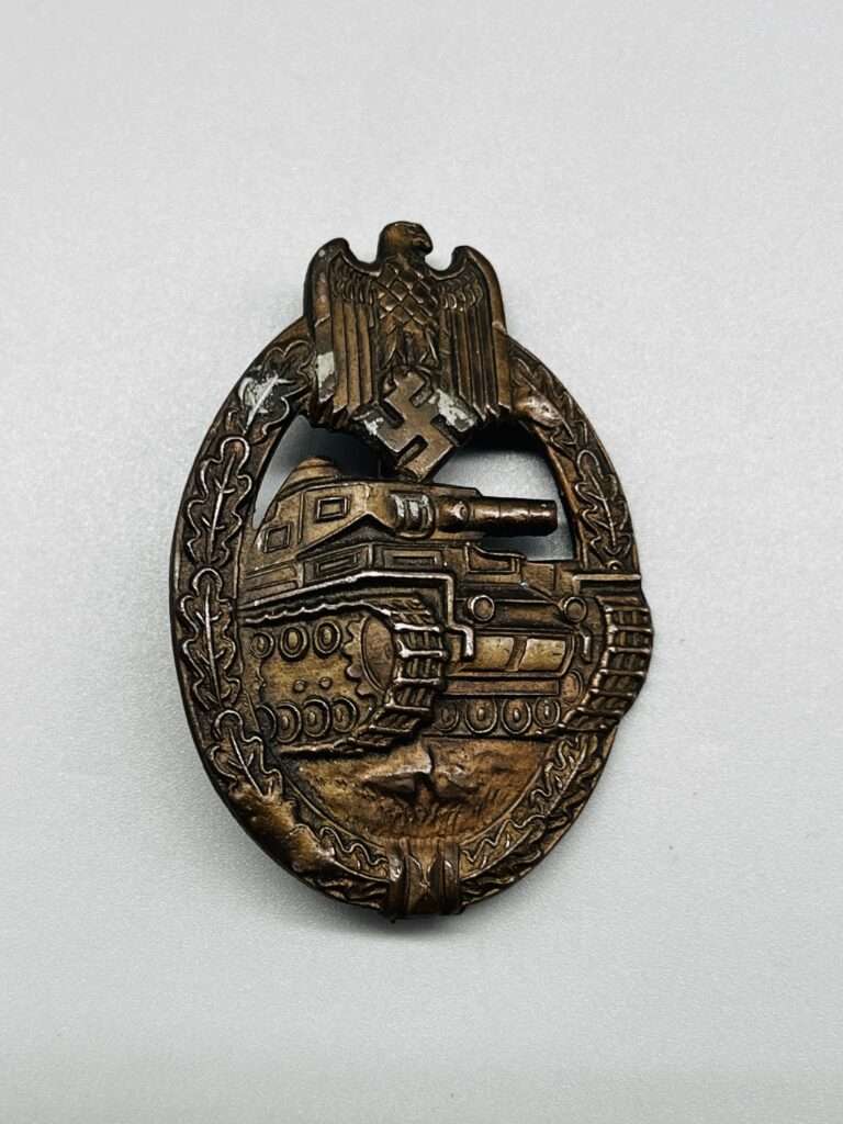 WW2 German Panzer Assault Badge Bronze By Rudolf Souval