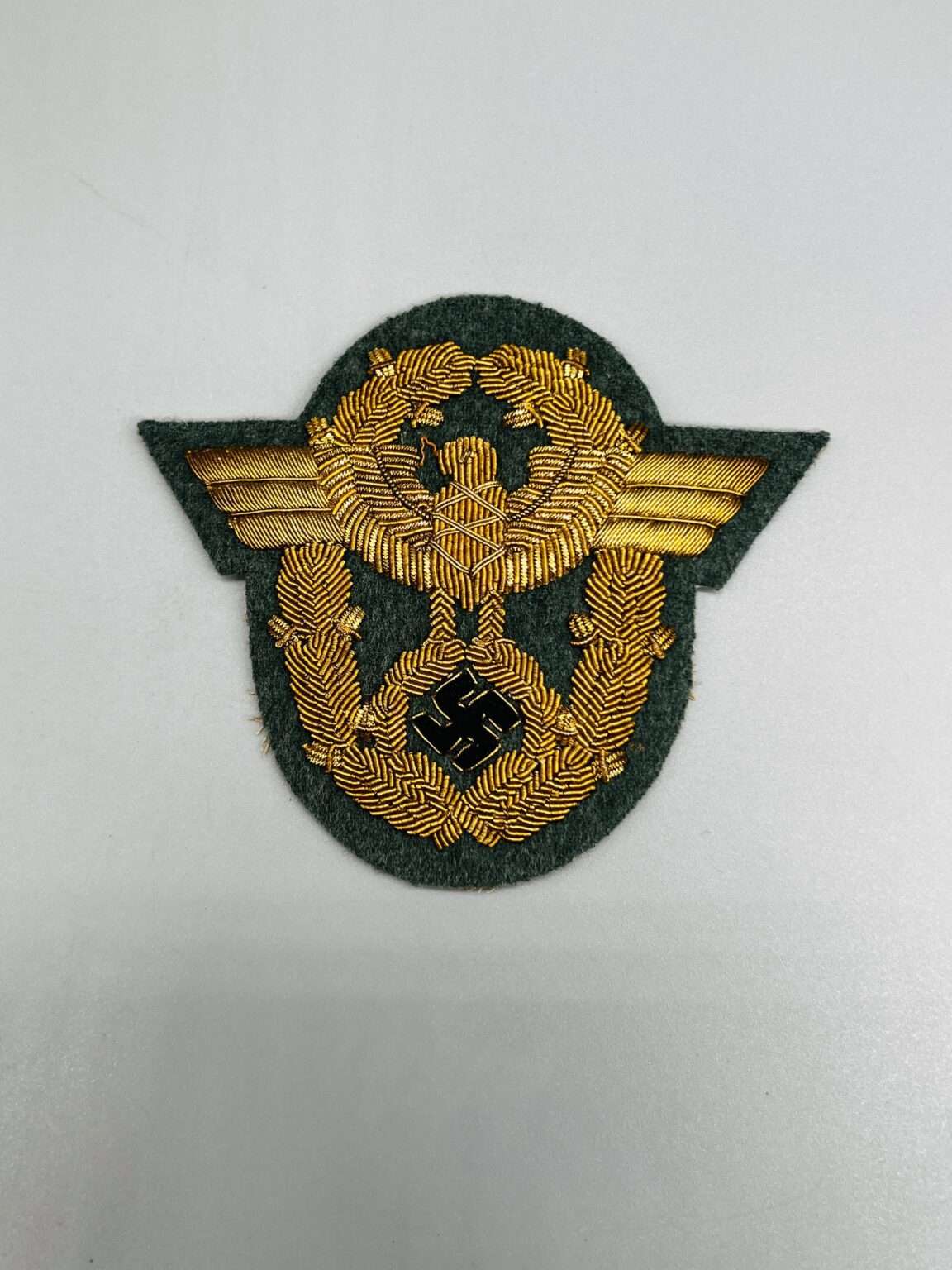 WW2 German Polizei General's Sleeve Eagle Badge