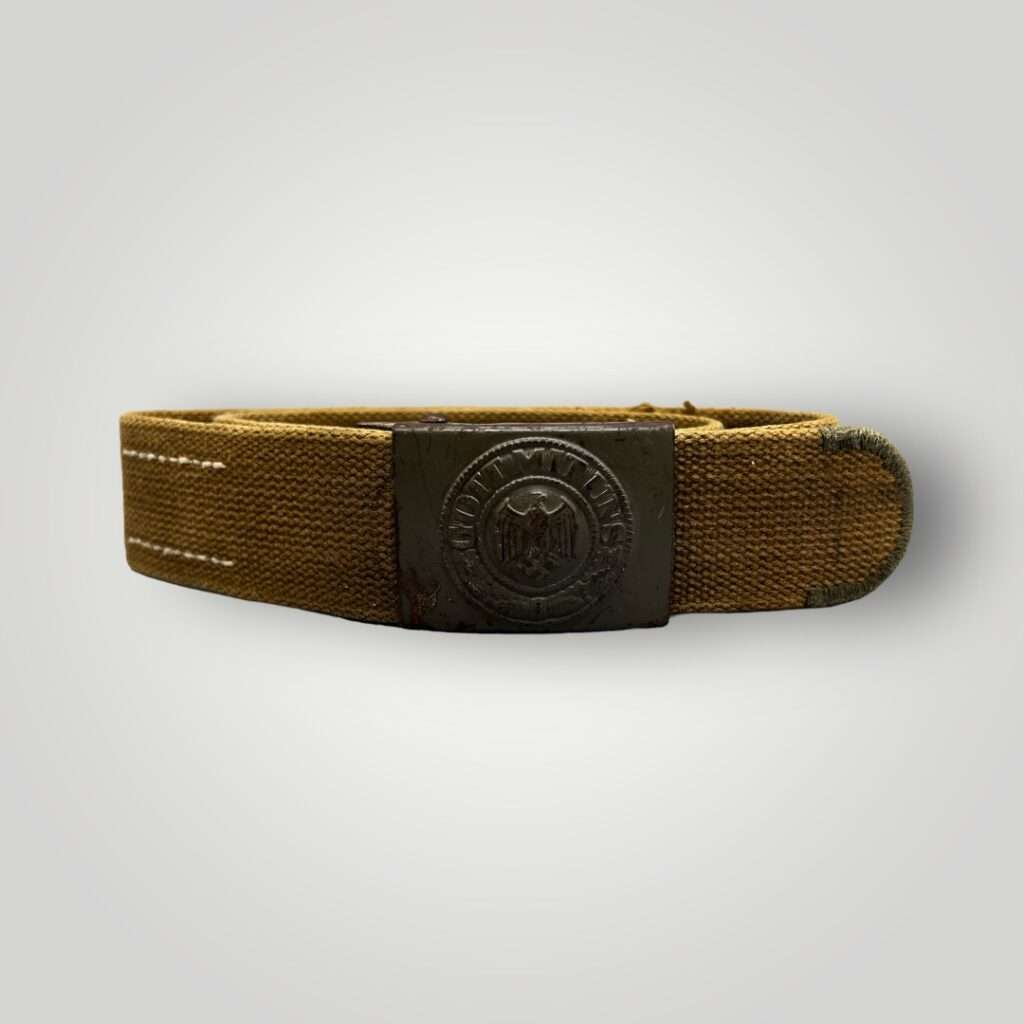 Heer EM/NCO Field Buckle With Tropical Webbing Belt