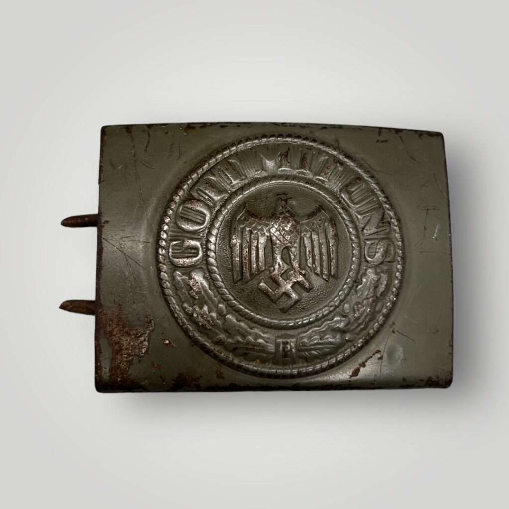 Heer EM/NCO Field Buckle With Tropical Webbing Belt