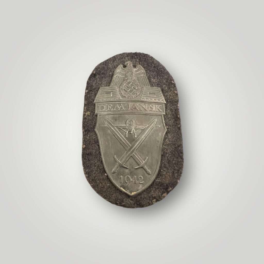 Luftwaffe Demjansk Shield I WW2 Militaria Decorations & Insignia