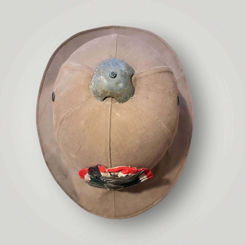WW2 Italian Colonial Helmet 6th Artillery Regiment Pith Helmet