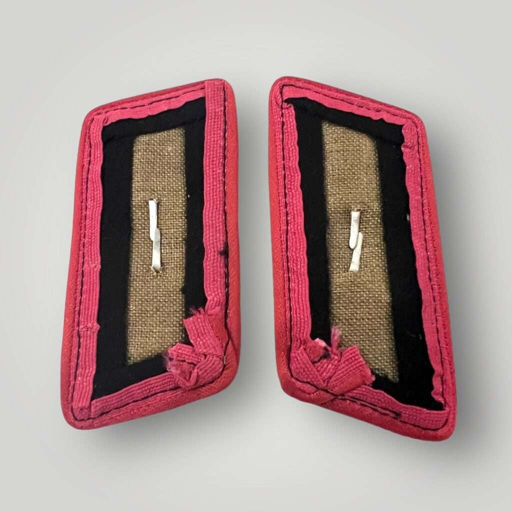 WW2 German Heer (Army) Panzer Collar Tabs - Militaria Insignia
