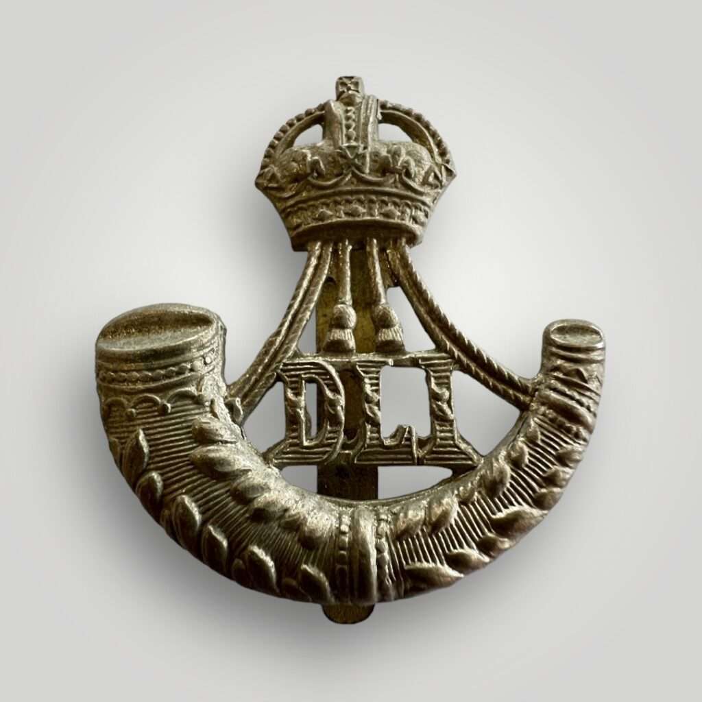 British WW2 Durham Light Infantry Cap Badge - Militaria Insignia