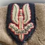 British SAS (Special Air Service) Beret And Badge Circa 1950s-60s