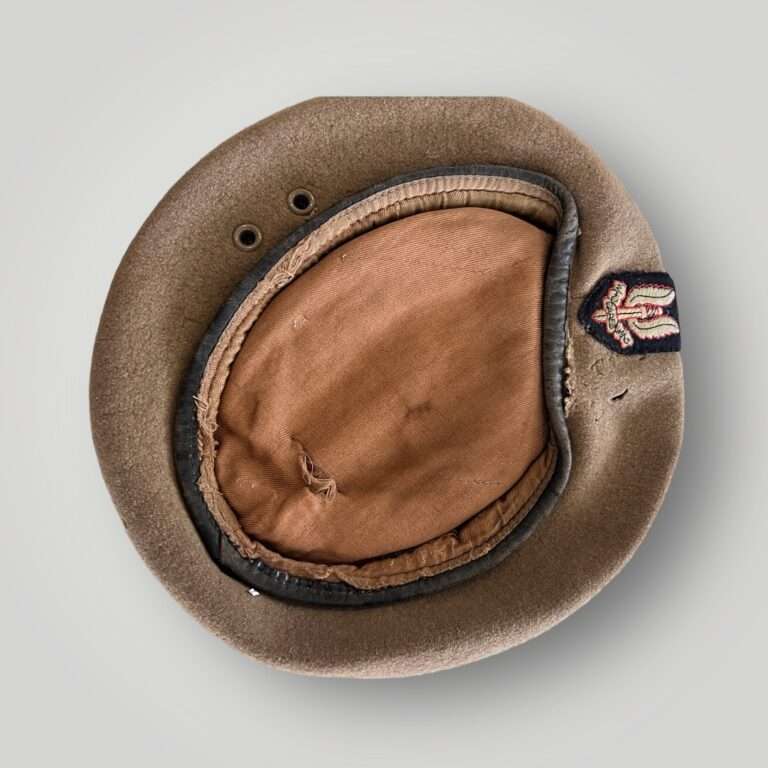 British SAS (Special Air Service) Beret And Badge Circa 1950s-60s