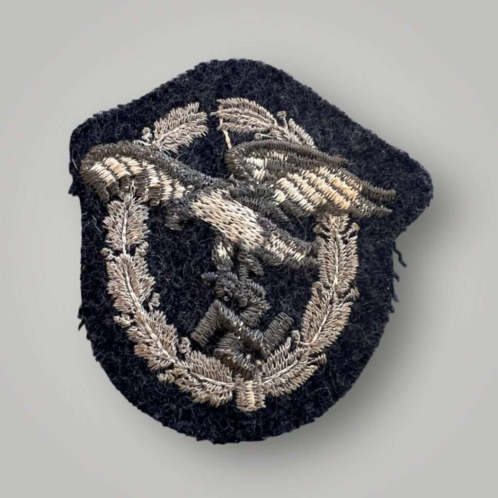 WW2 German Luftwaffe Observers embroidered badge