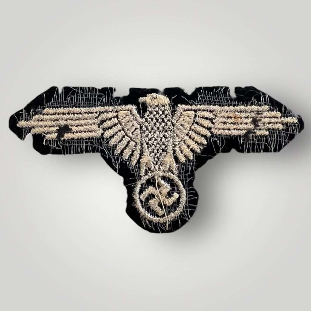 Waffen-SS Cloth Sleeve Eagle - WW2 German Militaria Insignia