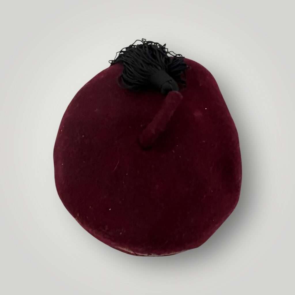 WW2 German Waffen-SS Handschar (kroatische Nr. 1) Maroon Fez