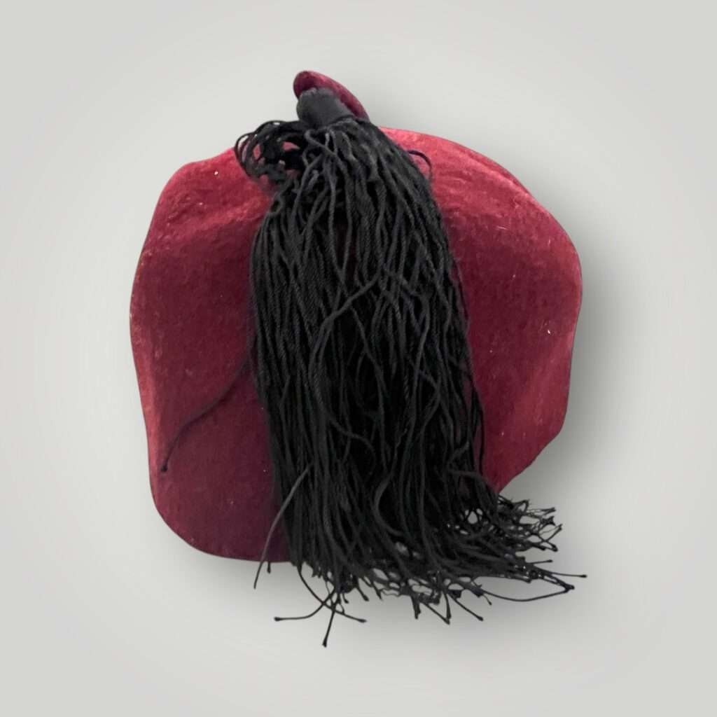 WW2 German Waffen-SS Handschar (kroatische Nr. 1) Maroon Fez