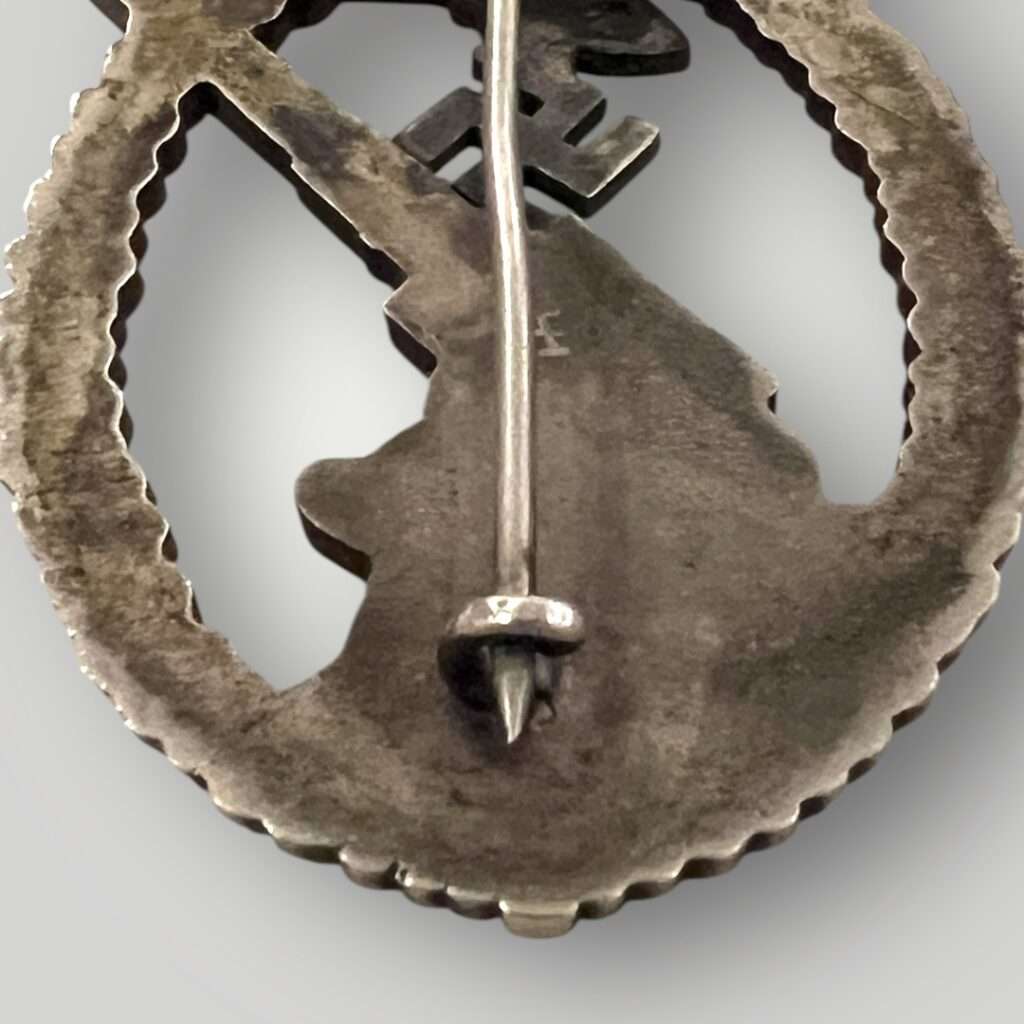 WW2 Luftwaffe Flak Badge By Assmann & Söhne Double Marked