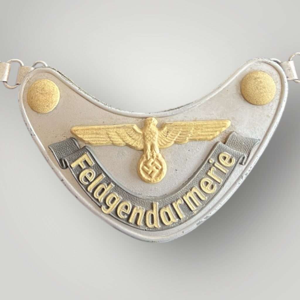 German WW2 Feldgendarmerie Gorget By Assmann
