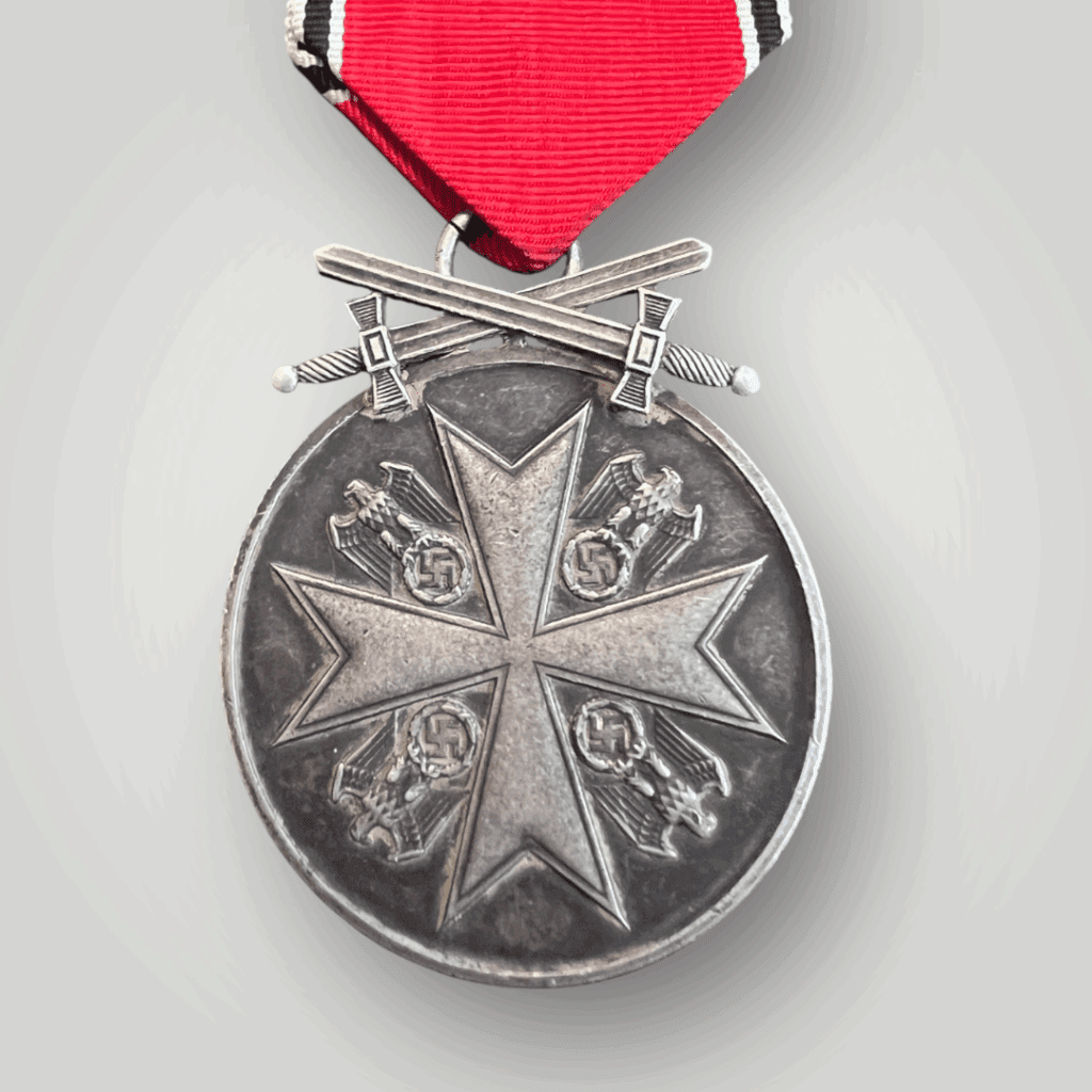 The German Eagle Medal Of Merit With Swords - WW2 Militaria