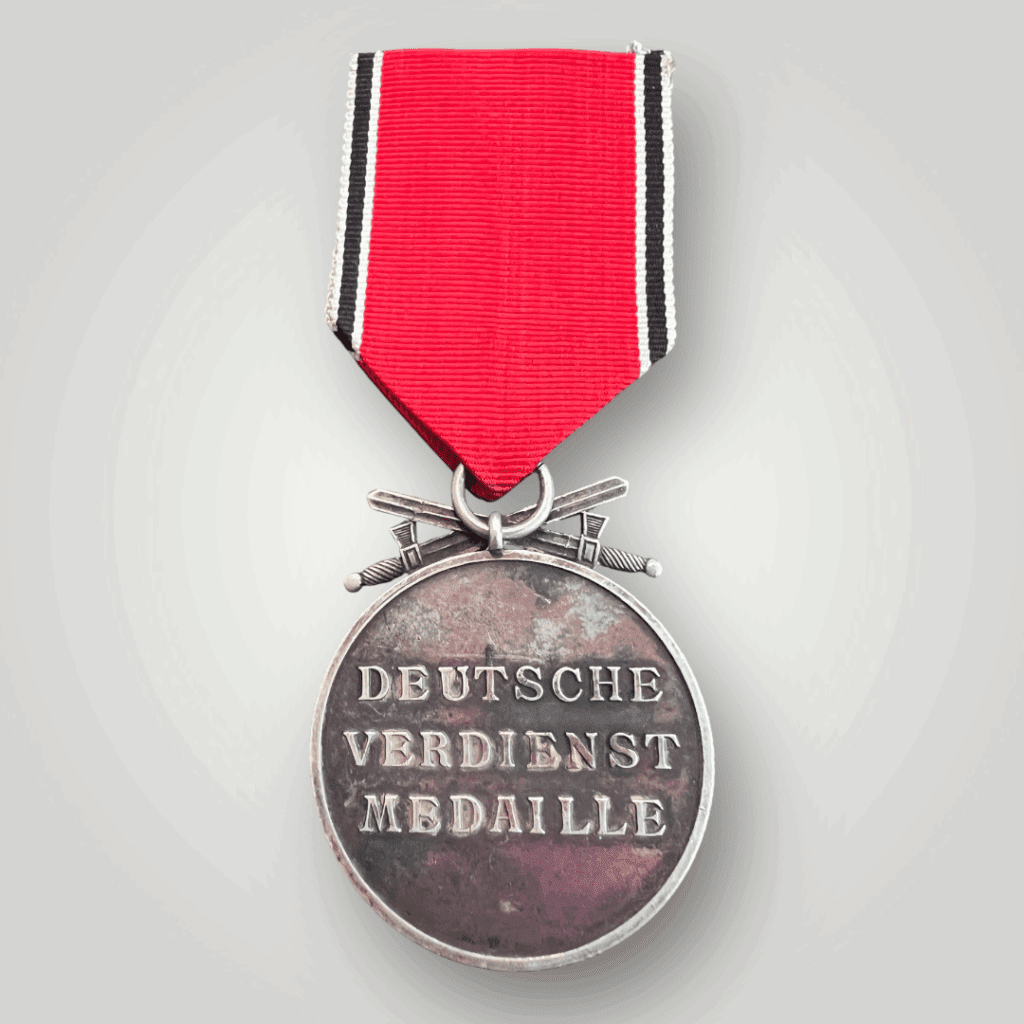 The German Eagle Medal Of Merit With Swords - WW2 Militaria