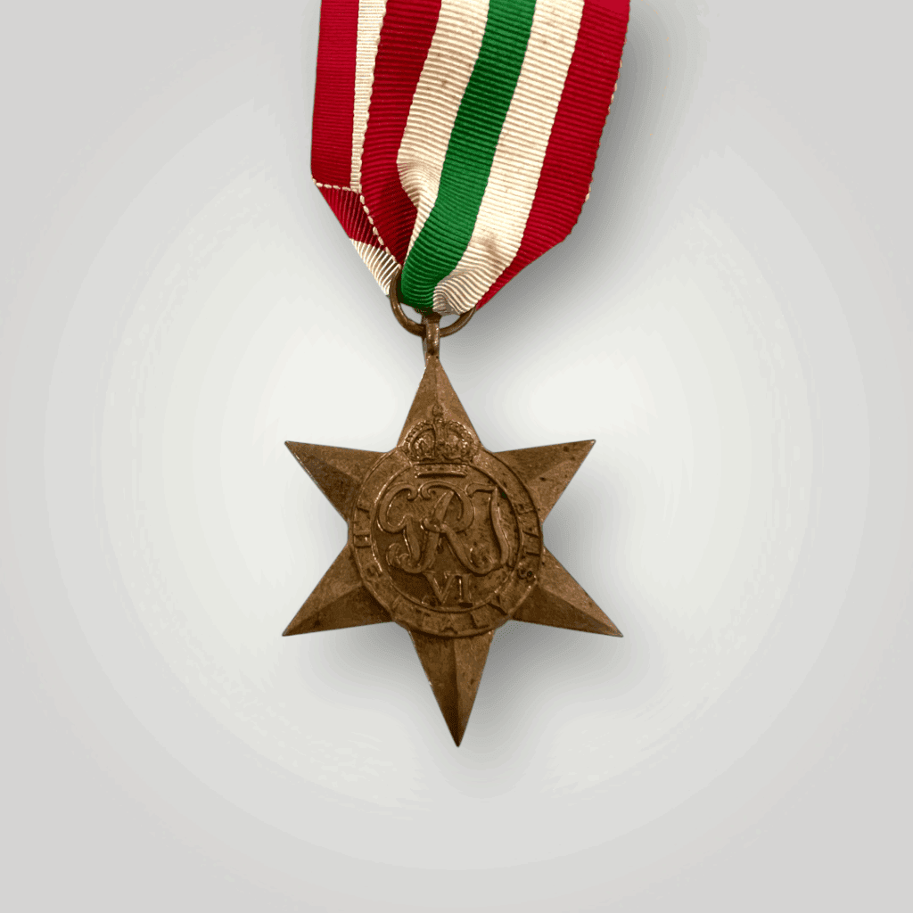 British WW2 Italy Star Campaign Medal I British Militaria & Medals