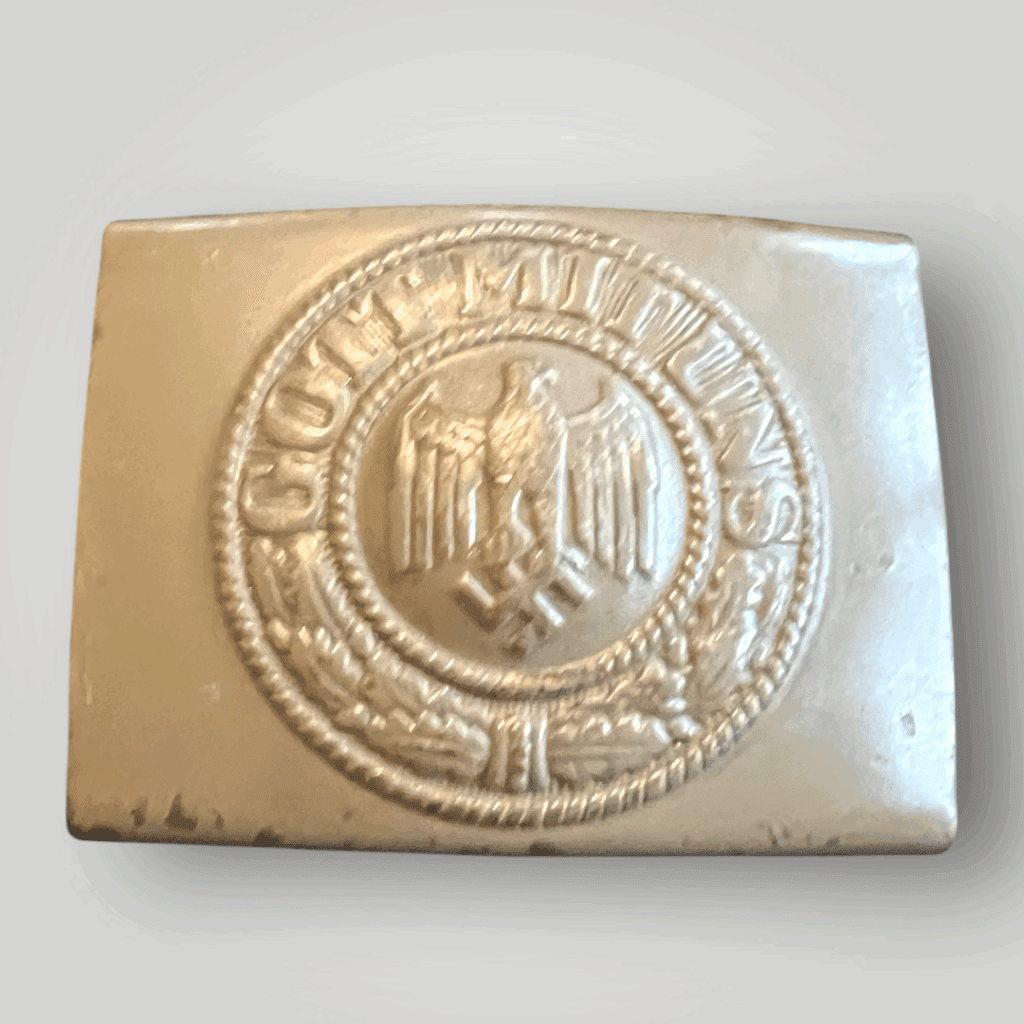 Heer (Army) Steel Belt & Buckle By Berg Nolte Dated 1944