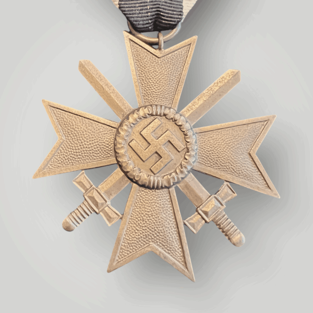 German WW2 War Merit Cross With Swords 2nd Class