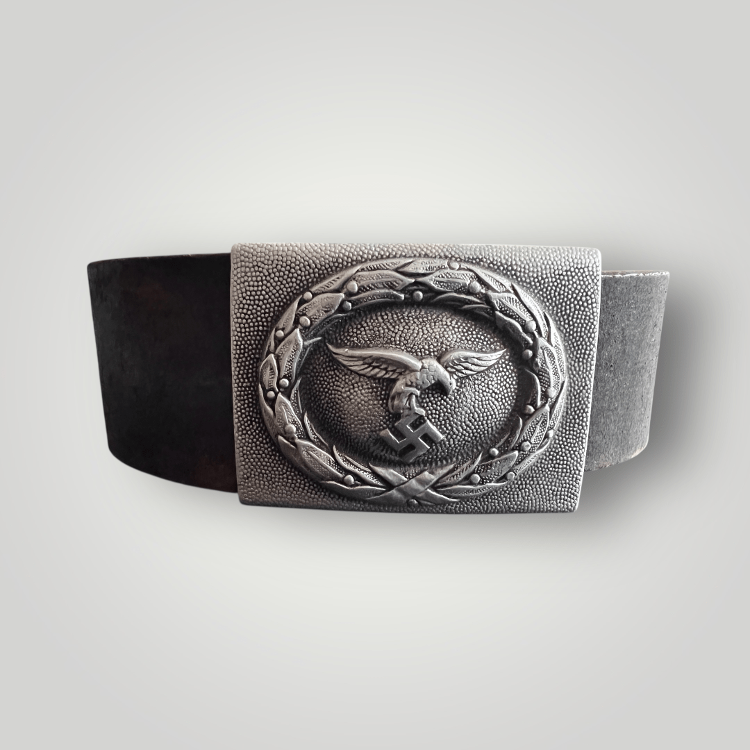 Luftwaffe Belt Buckle With 'Drop Tail' Eagle 1936 - WW2 Militaria