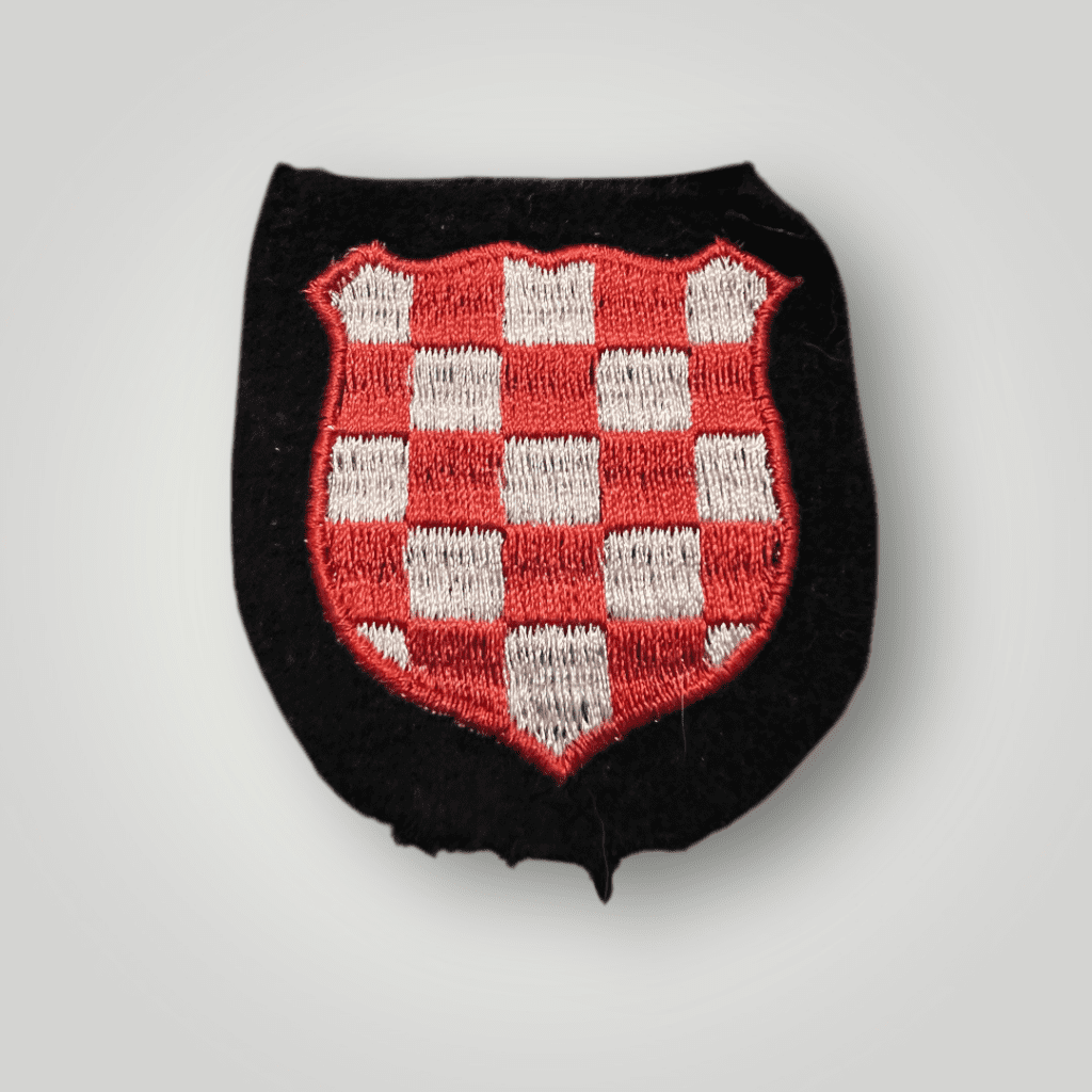 Croatian SS Volunteer Sleeve Shield I WW2 German Militaria