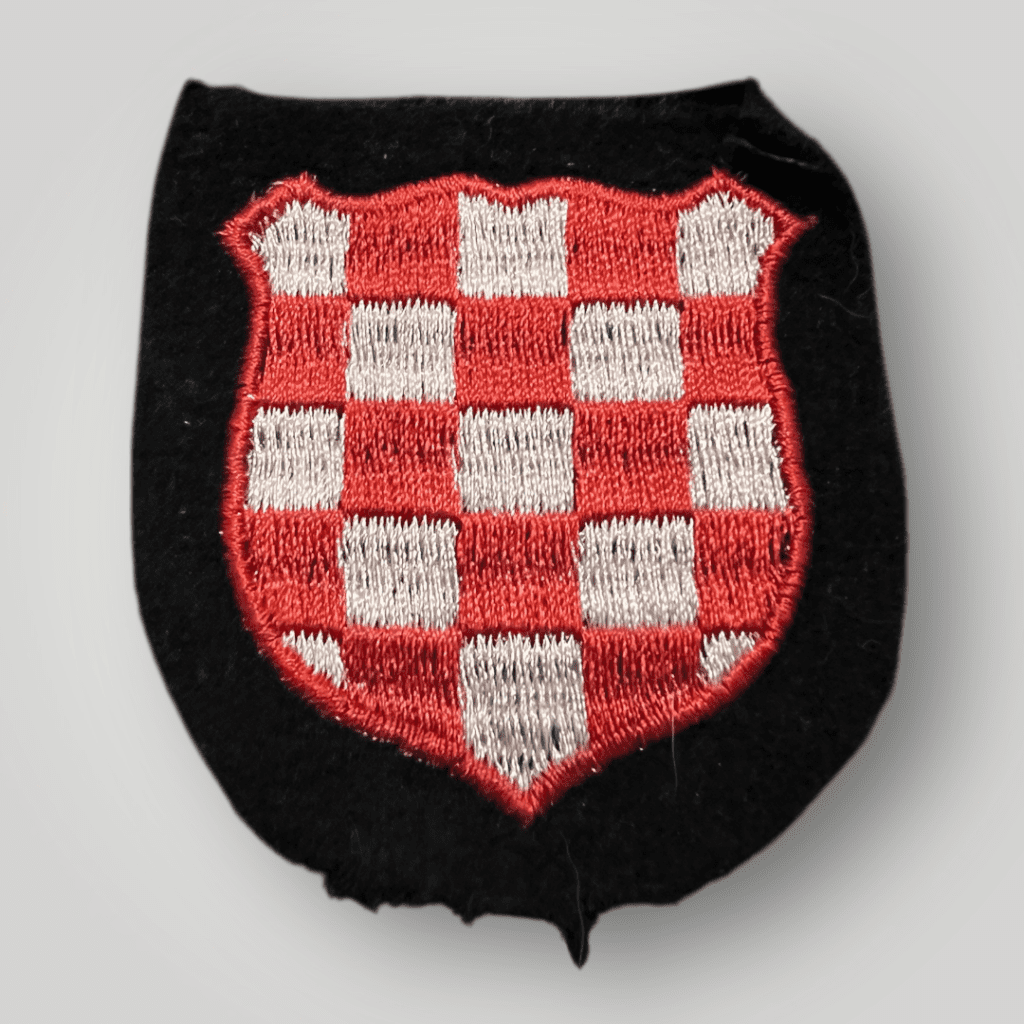 Croatian SS Volunteer Sleeve Shield I WW2 German Militaria